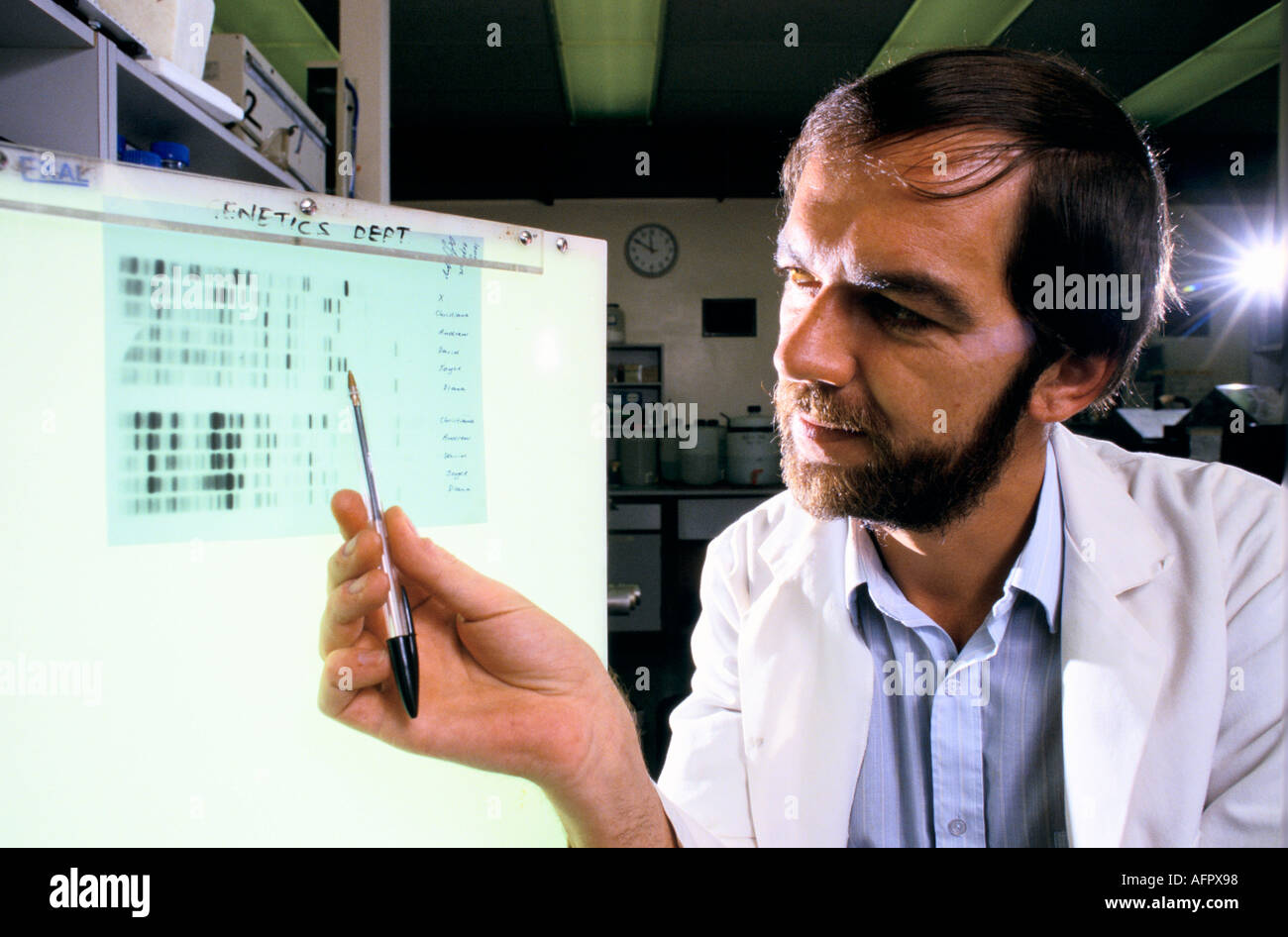 Genetic fingerprinting hi-res stock photography and images - Alamy