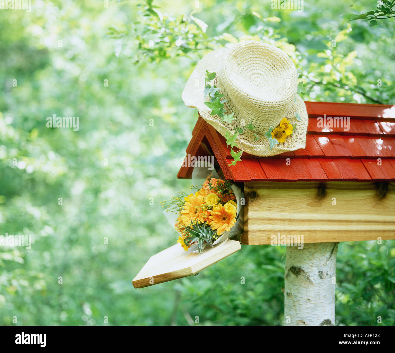 Post Hut Bouquet Stock Photo - Alamy