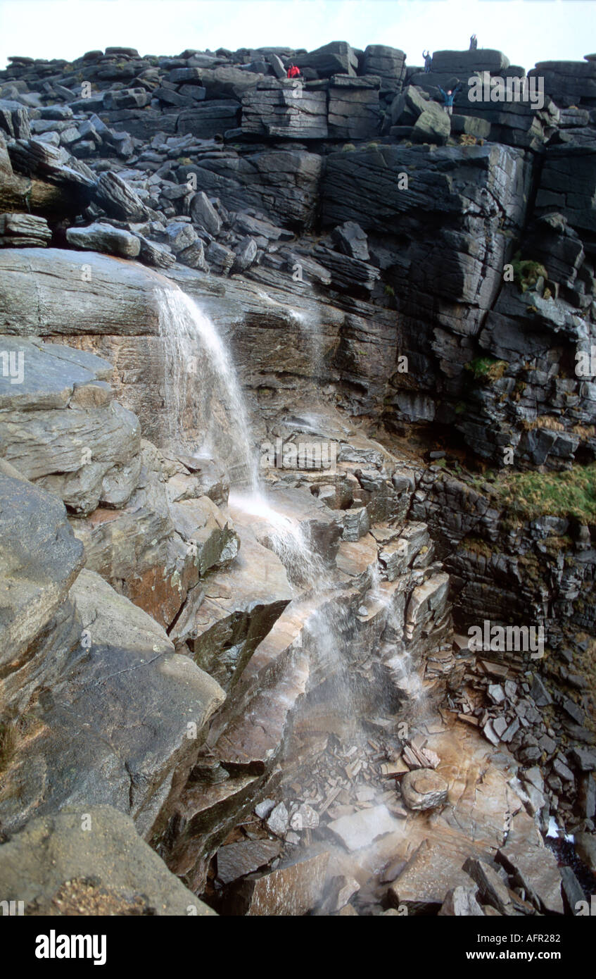 Kinder Downfall Peak District Stock Photo - Alamy