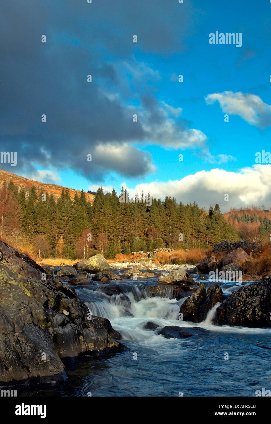 The Duddon Valley and the River Duddon above Birks Bridge Stock Photo ...