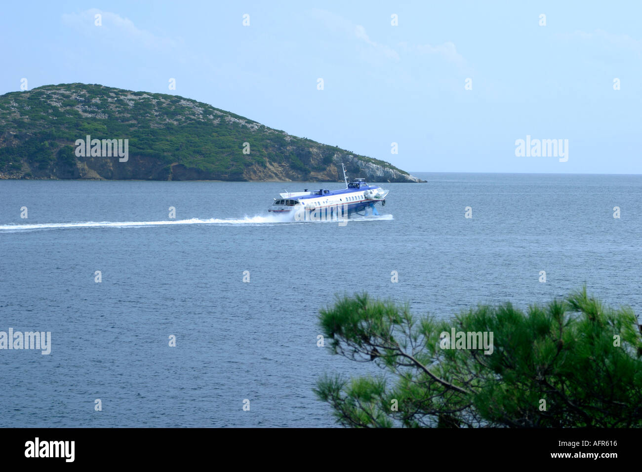 Greek hydrofoil hi-res stock photography and images - Alamy