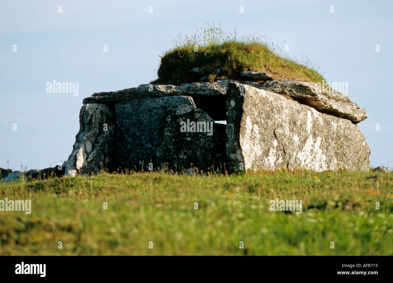 Parknabinnia Megalithic Wedge Tomb Stock Photo - Alamy