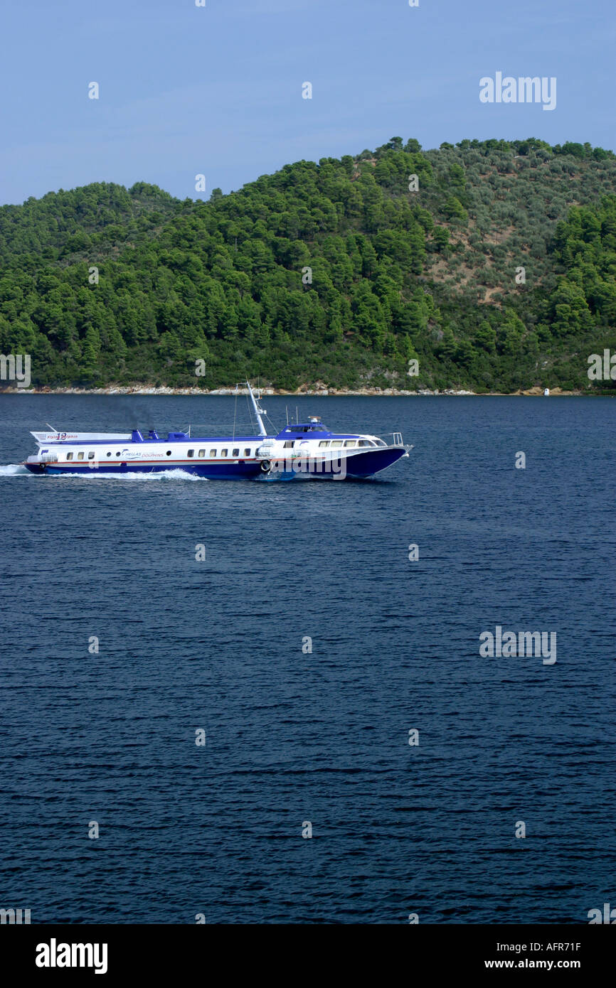 Greek island hydrofoil hi-res stock photography and images - Alamy