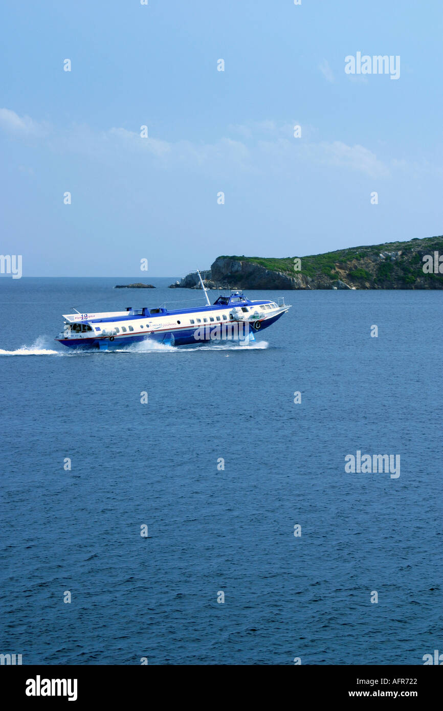 Greek island hydrofoil hi-res stock photography and images - Alamy