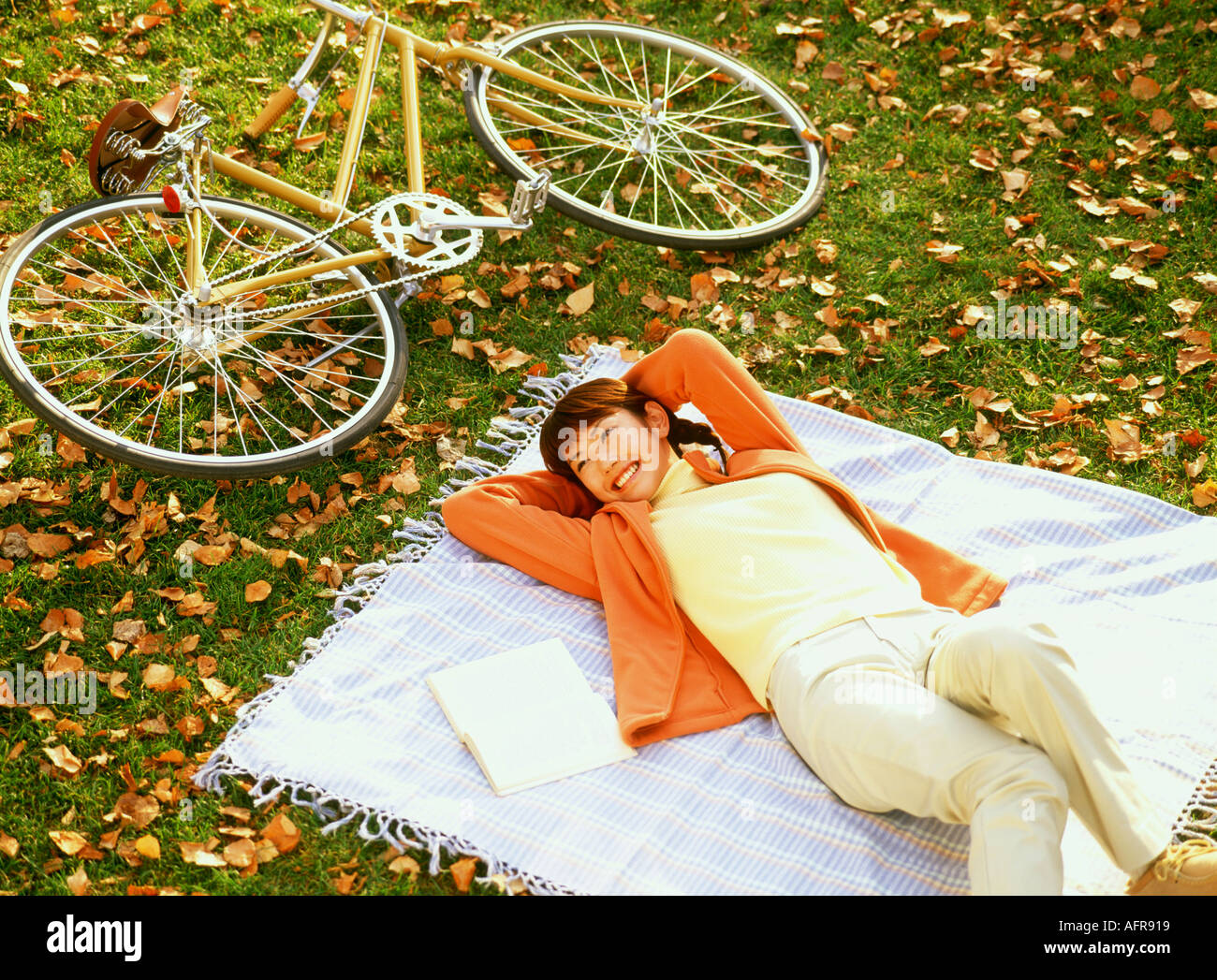 Lie down bicycle hi-res stock photography and images - Alamy