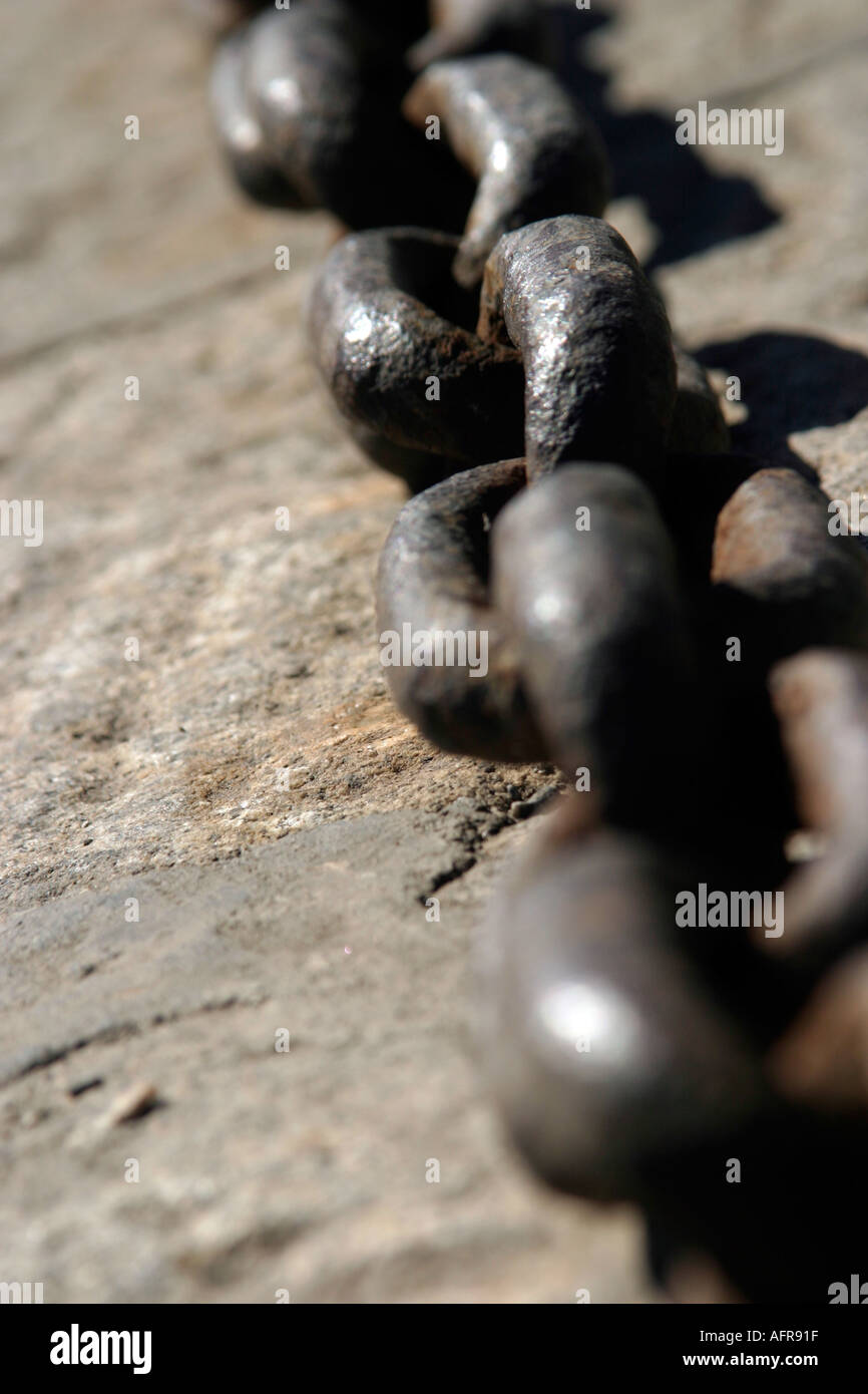 Heavy steel chains hi-res stock photography and images - Alamy