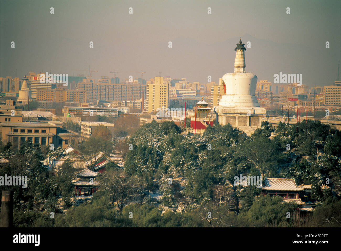 Behai Park an imperial garden in Qing dynasty Beijing, China Stock ...
