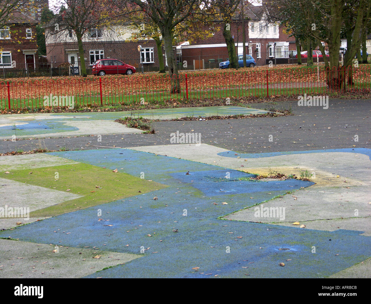 Disused children s play area Stock Photo - Alamy