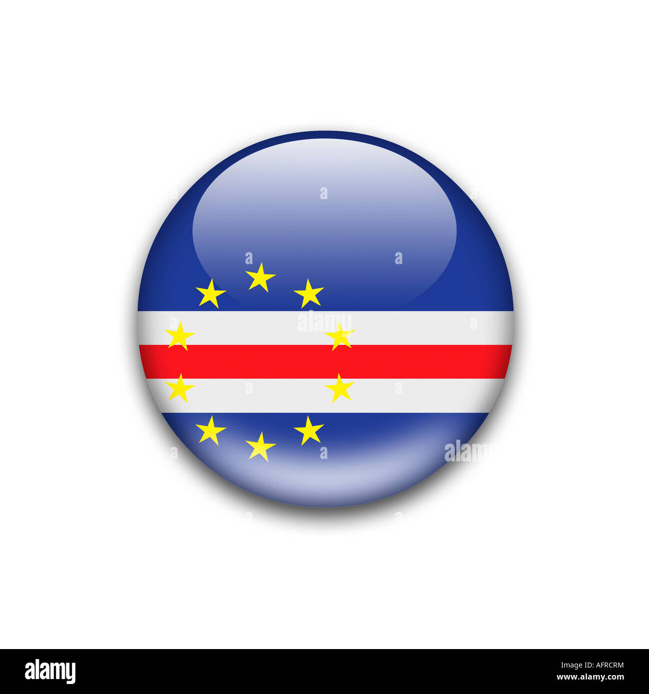Flag of Republic Cape Verde Stock Photo - Alamy