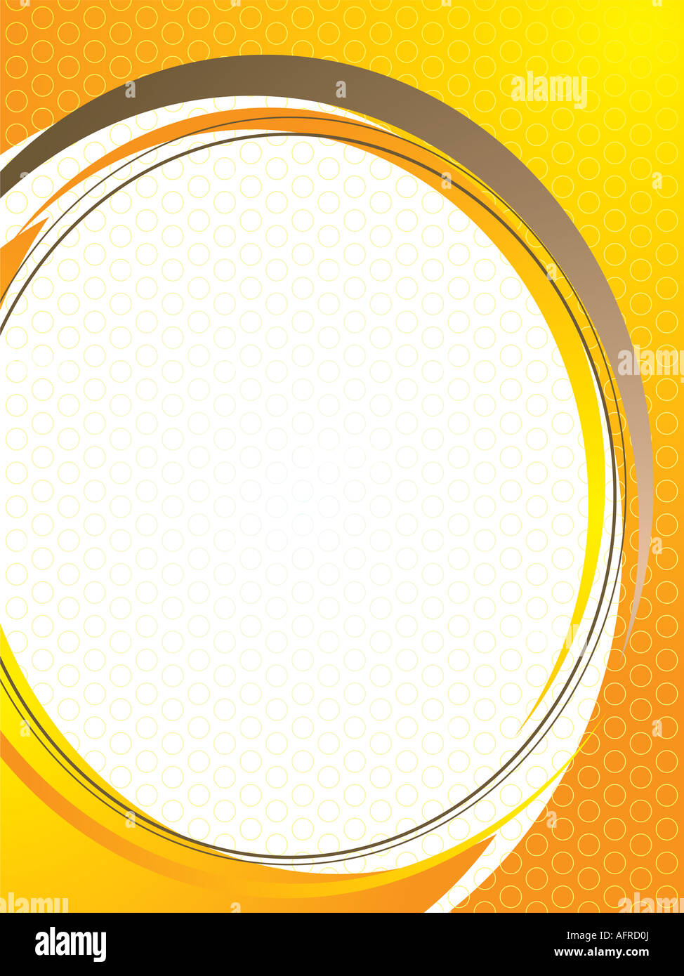 Illustrated abstract background in orange and brown with space for your ...