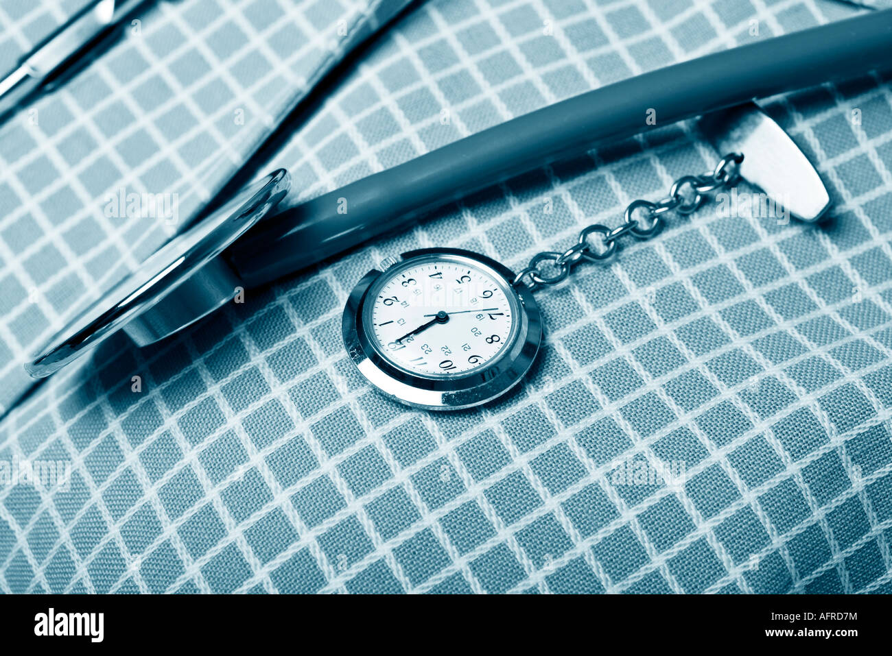 nurses uniform fob watch and stethoscope Stock Photo - Alamy