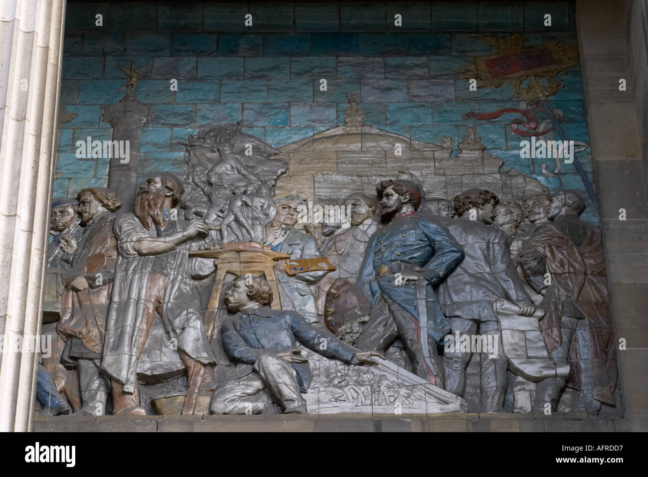 Relief at the Palais de la Decouverte Paris France Stock Photo - Alamy
