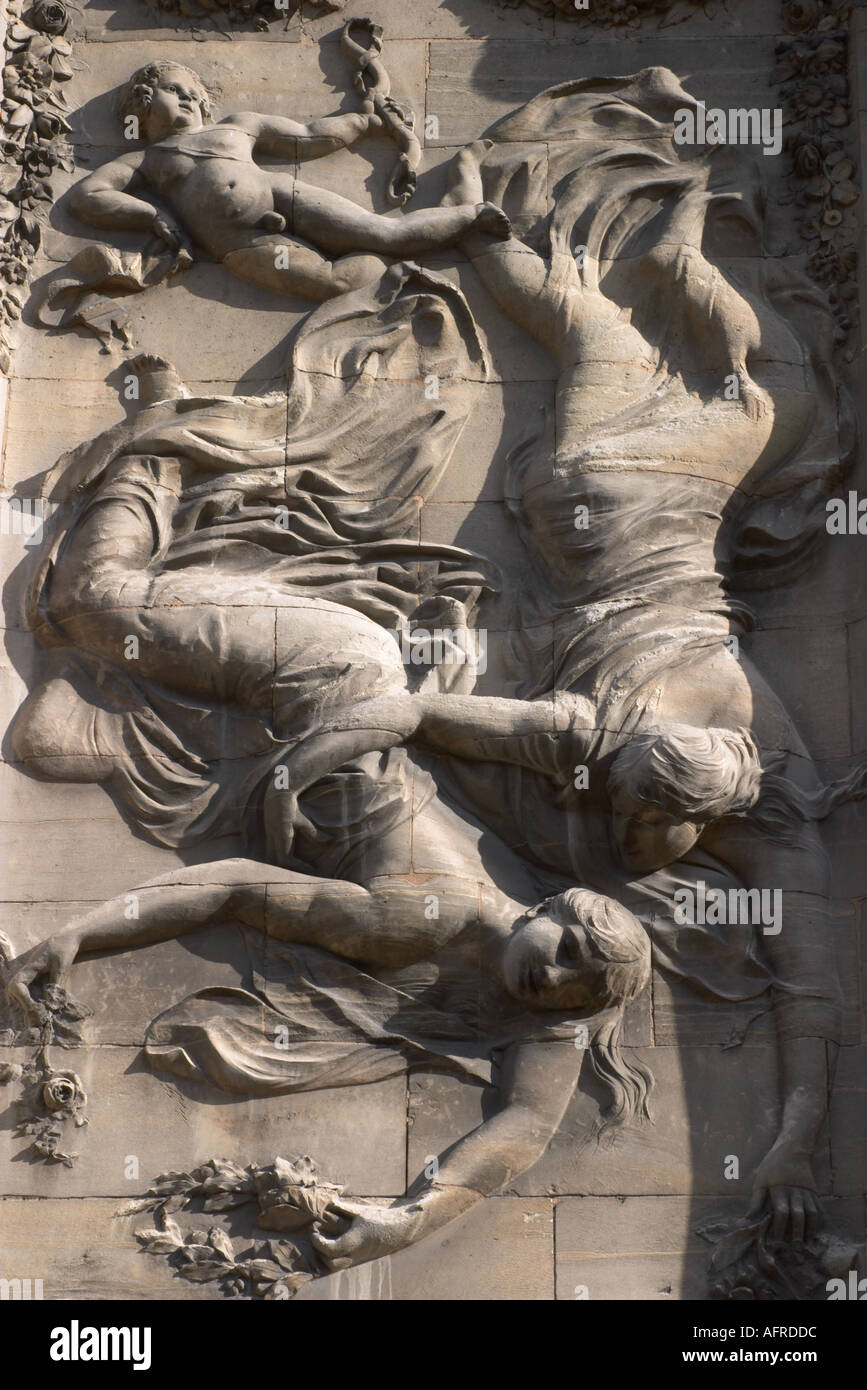 Relief at the Palais de la Decouverte Paris France Stock Photo - Alamy