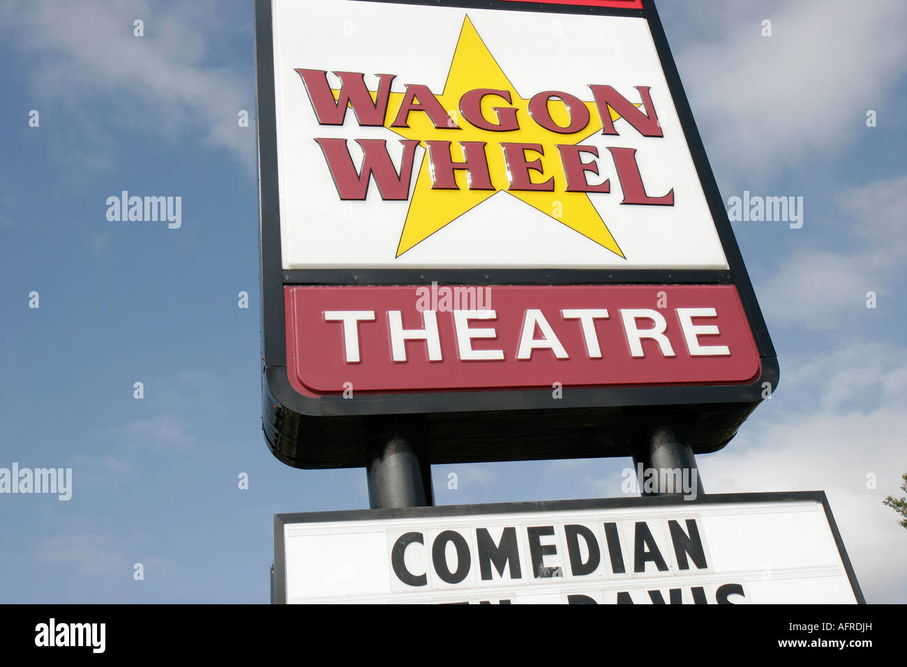 Indiana Kosciusko County,Warsaw,Wagon Wheel Theatre,theater,sign,logo ...