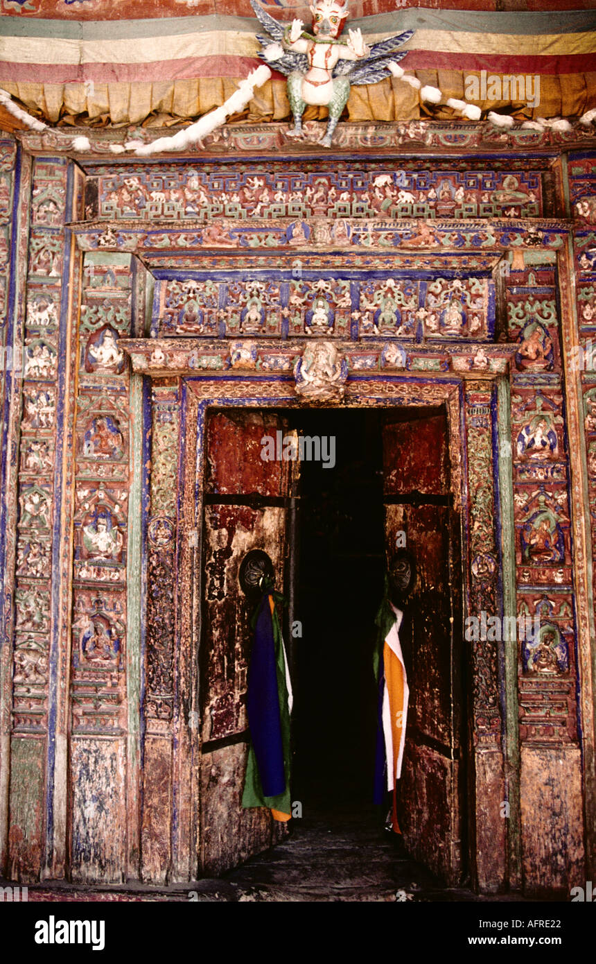 Doors Alchi Monastery Ladakh India Stock Photo - Alamy