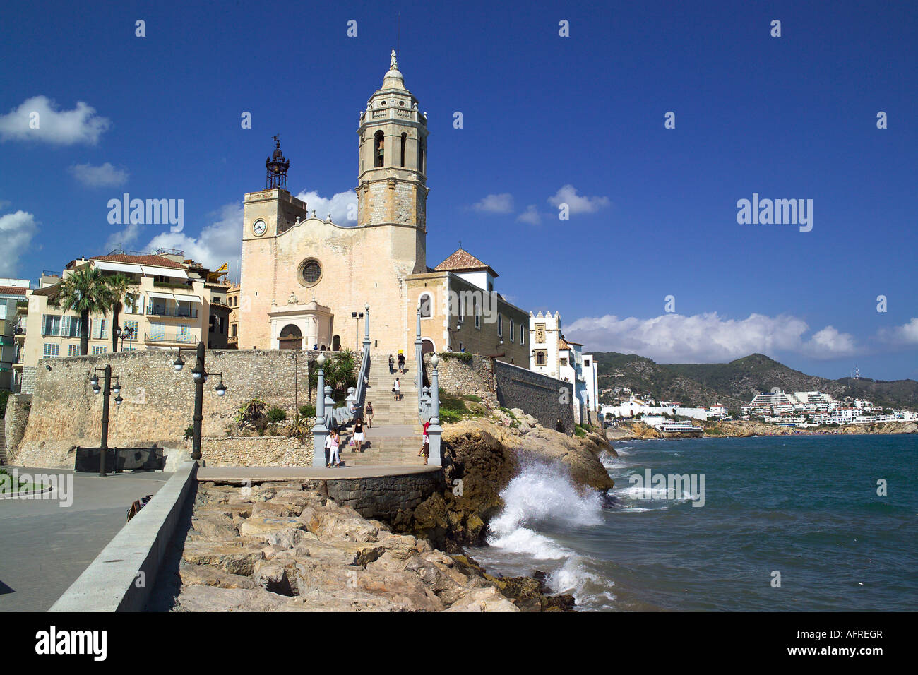 Sitges in Spain Stock Photo - Alamy