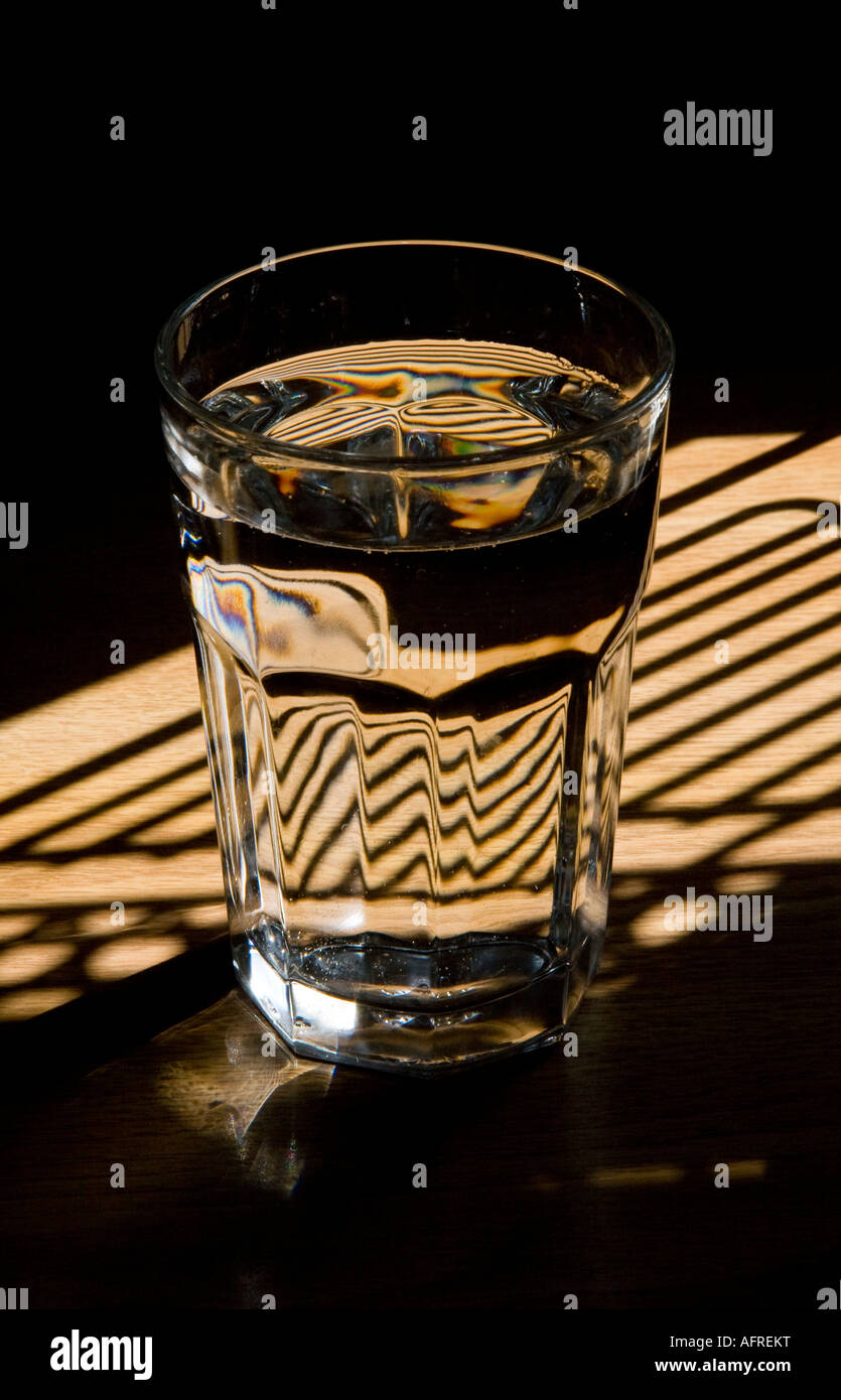 Drinking glass water refraction hi-res stock photography and images - Alamy