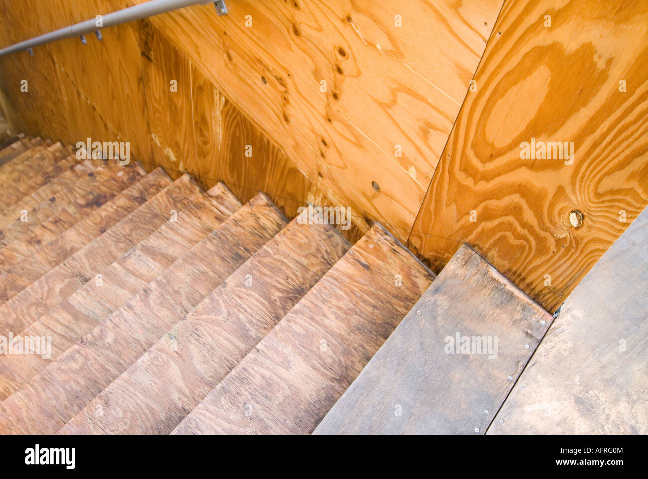 Wooden stairs from the switch installationSculpture Projects 07 in the ...