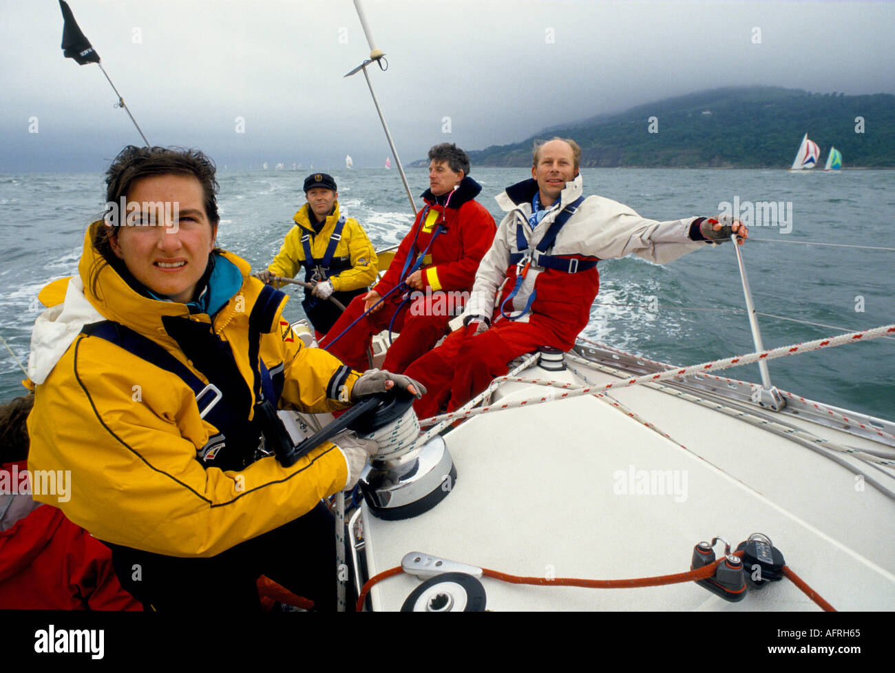 1980s yachting hi-res stock photography and images - Alamy