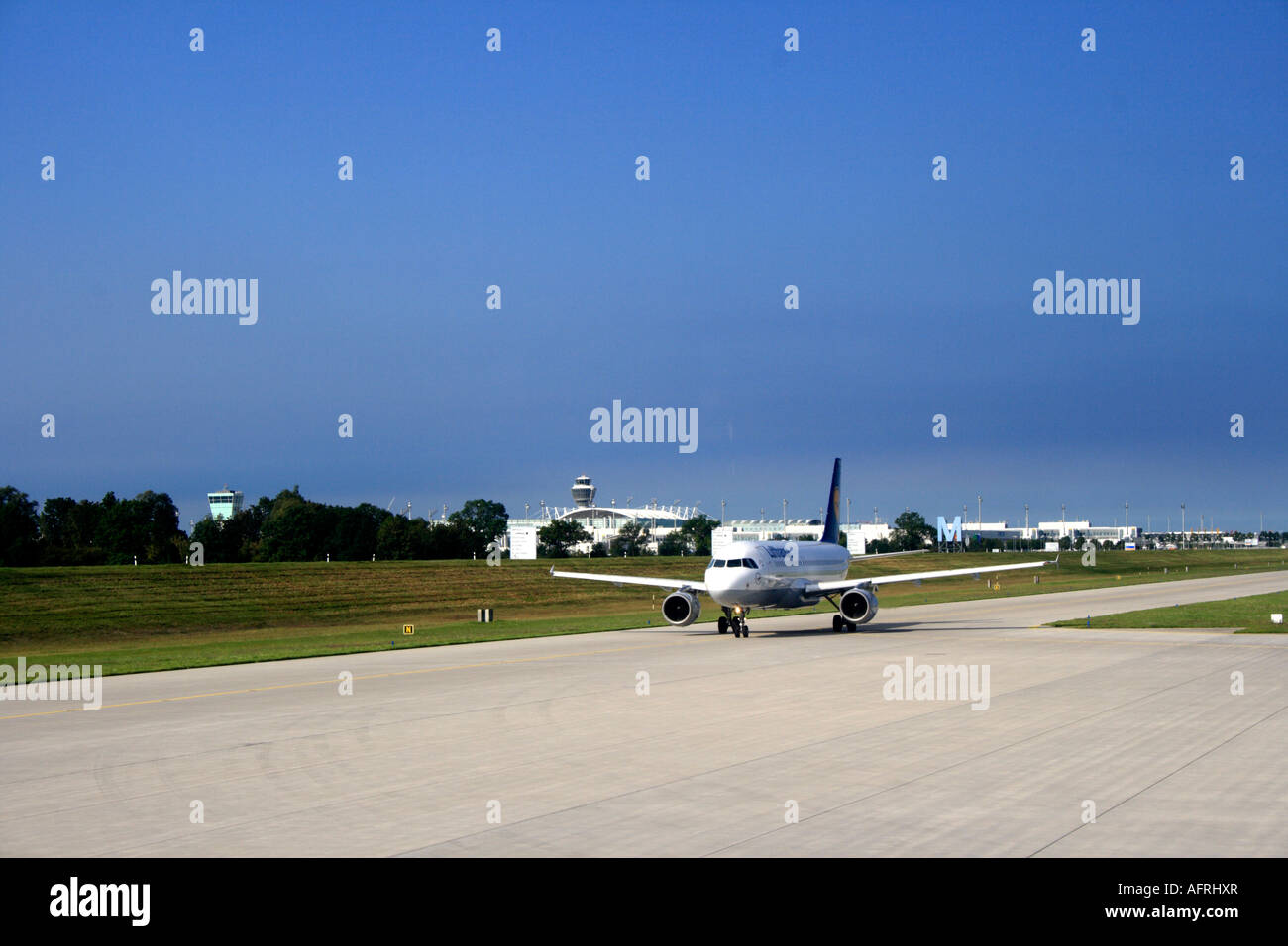 runway at Munich airport, Bavaria, Germany, Europe. Photo by Willy ...