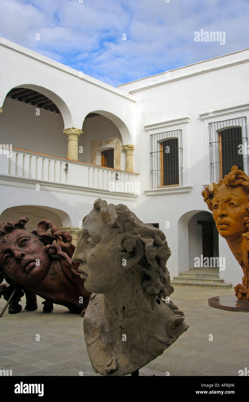 An exhibition of work by Mexican artist Javier Marin in the Museo de ...