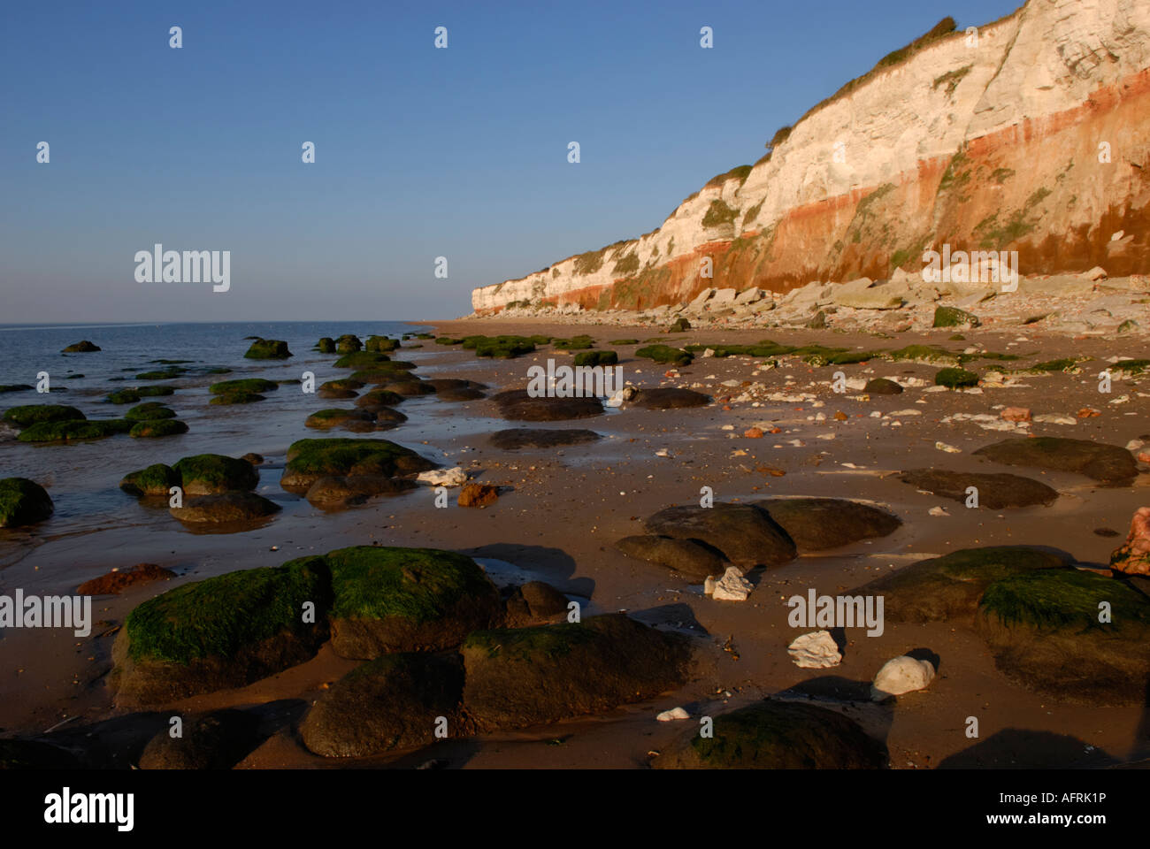 Hunstanton Cliff, Norfolk, England UK Stock Photo - Alamy
