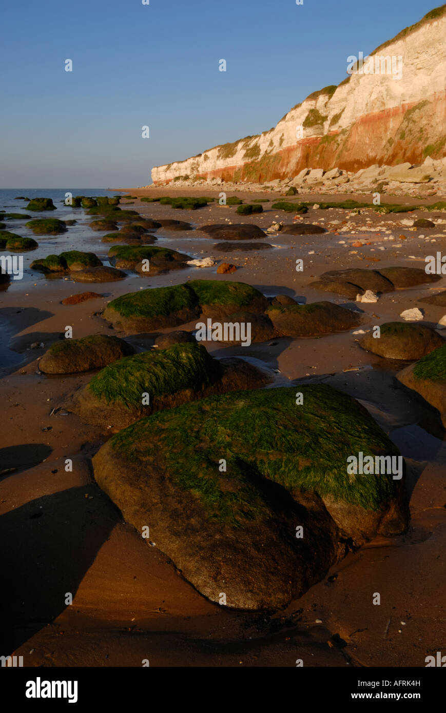 Hunstanton Cliff Norfolk England UK Stock Photo - Alamy
