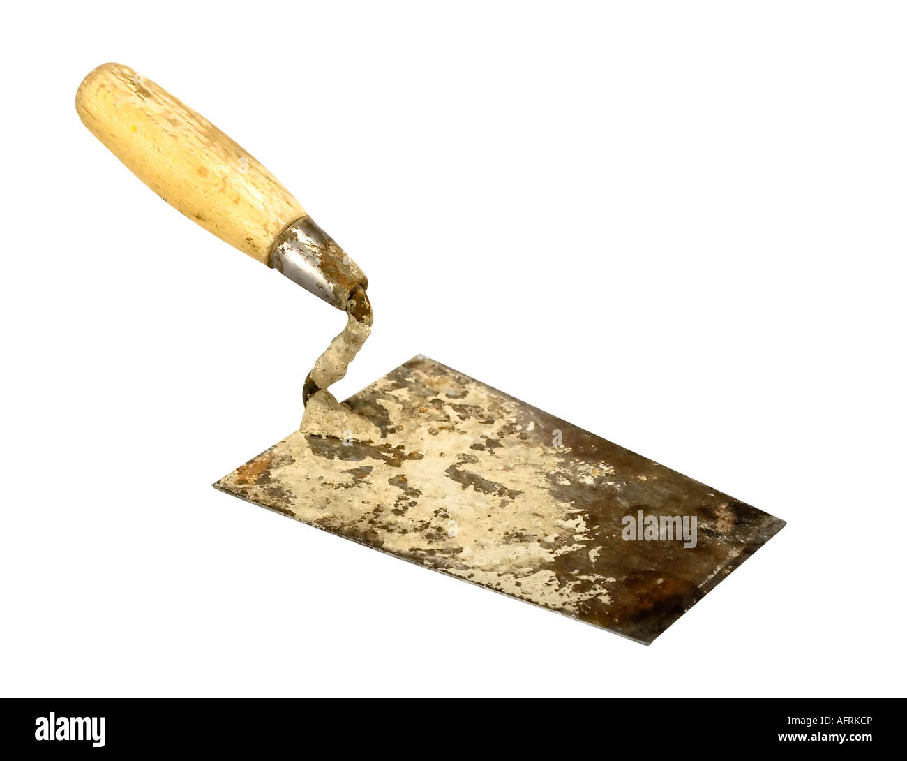 bricklayer tool isolated on white background Stock Photo - Alamy