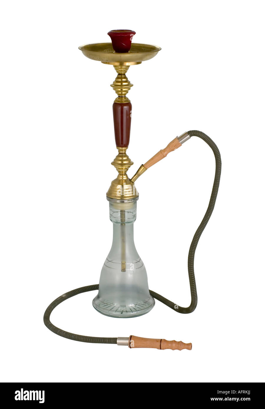 Isolated arabic waterpipe on white background Stock Photo - Alamy