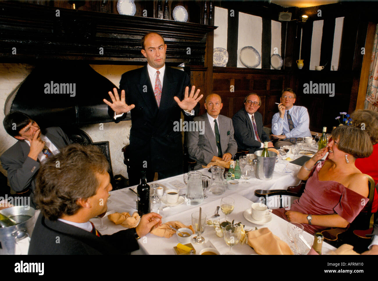 After Dinner Speakers speaking engagement telling a funny story to a ...