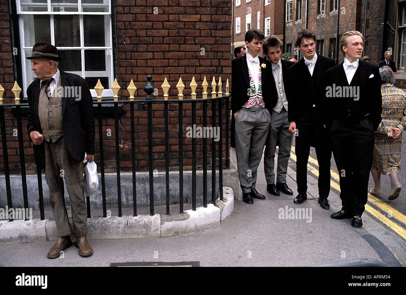 Eton College schoolboy wearing colourful waistcoat is a members of Pop ...