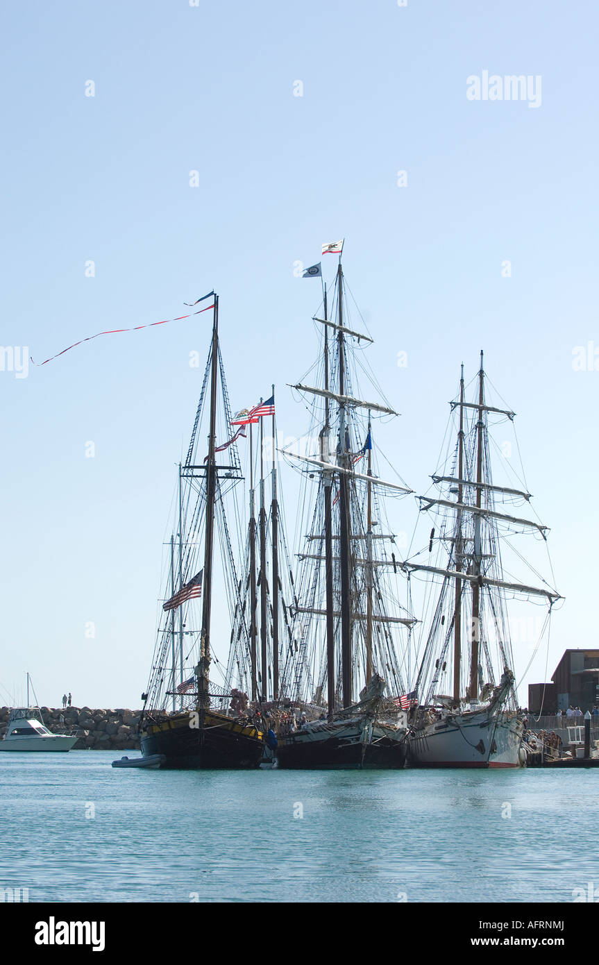 Tall ships, historic sailing vessels Stock Photo - Alamy