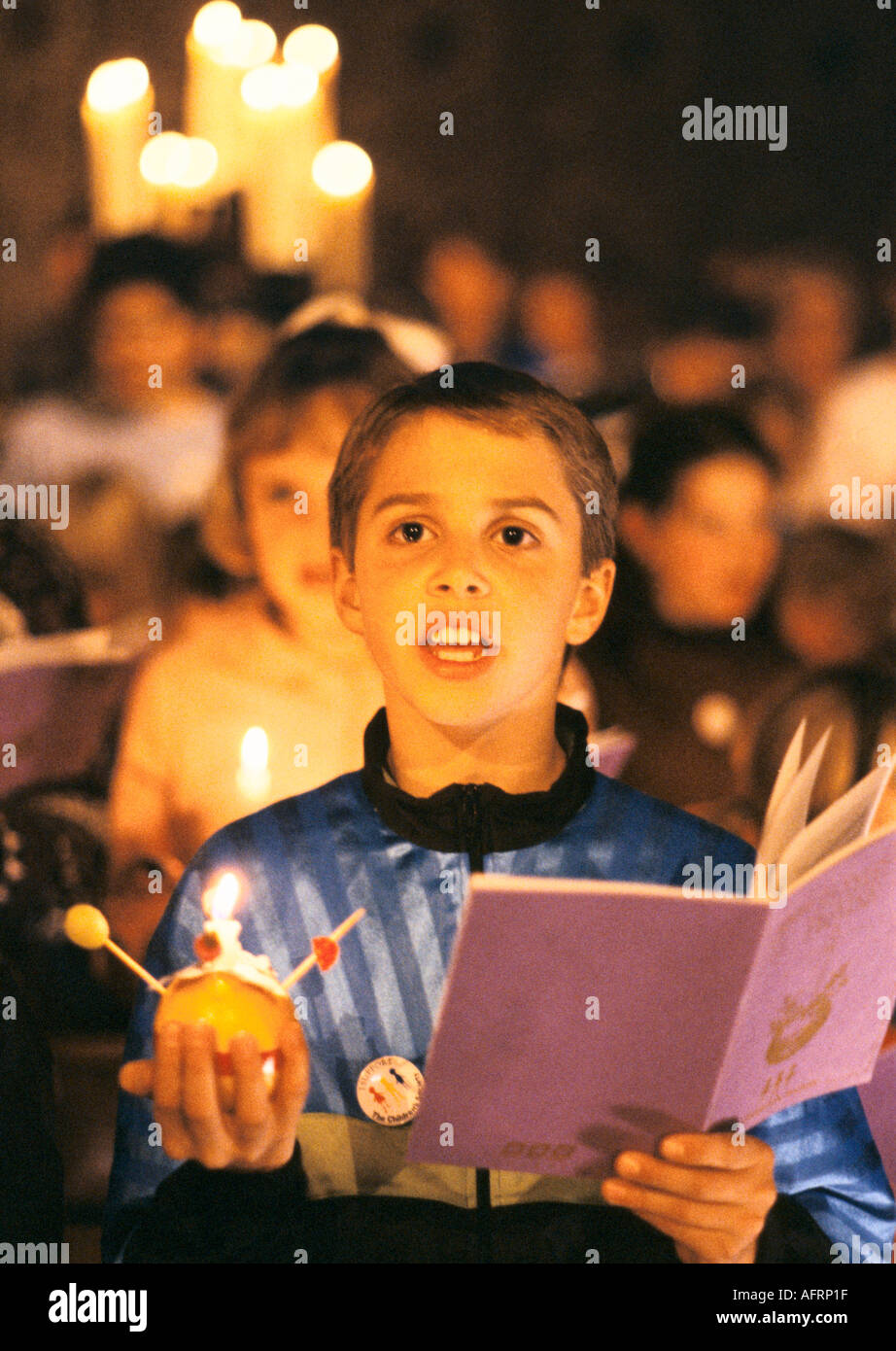 Choir boy candles hi-res stock photography and images - Alamy