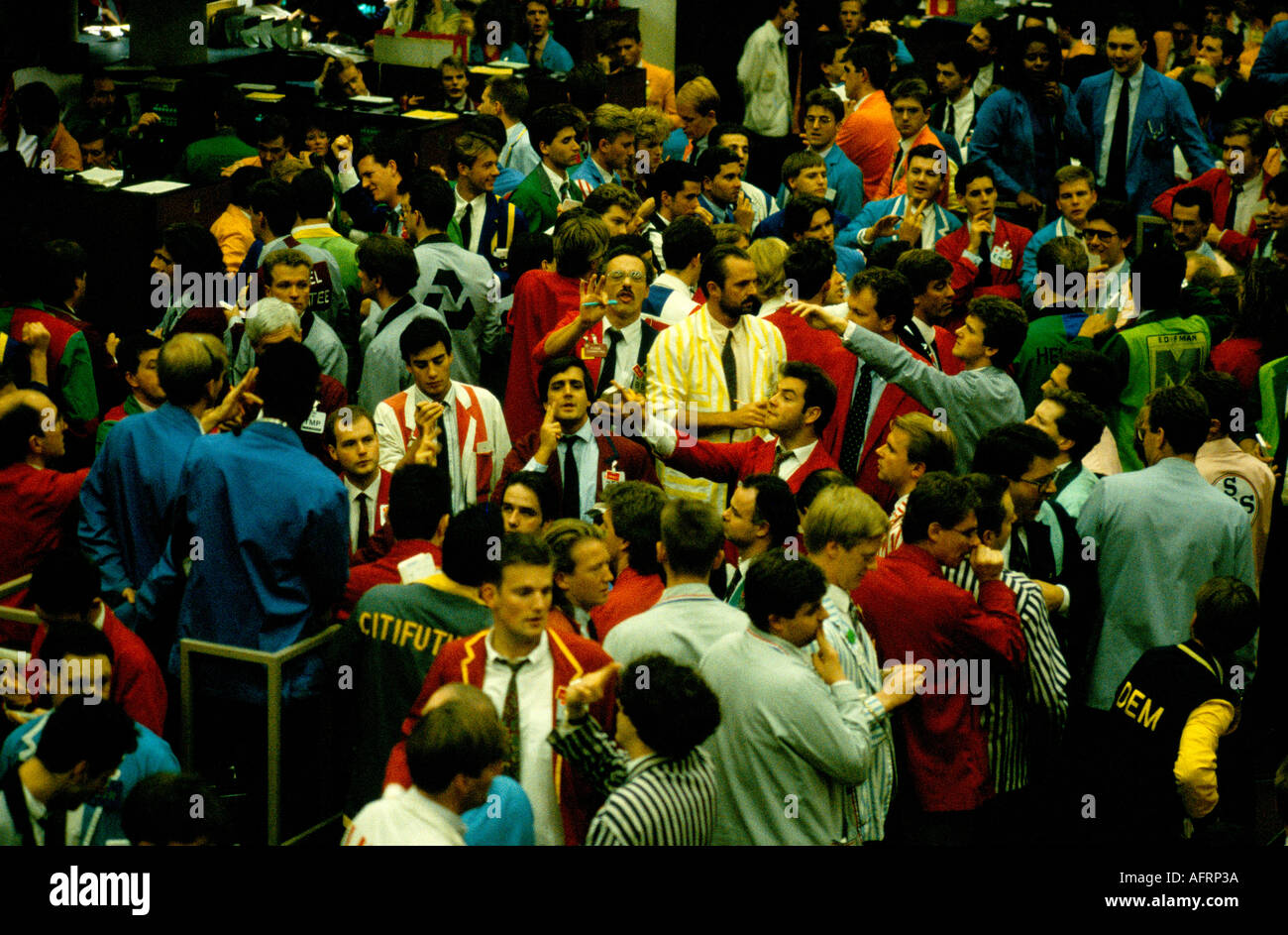 Liffe trading floor london traders hi-res stock photography and images ...