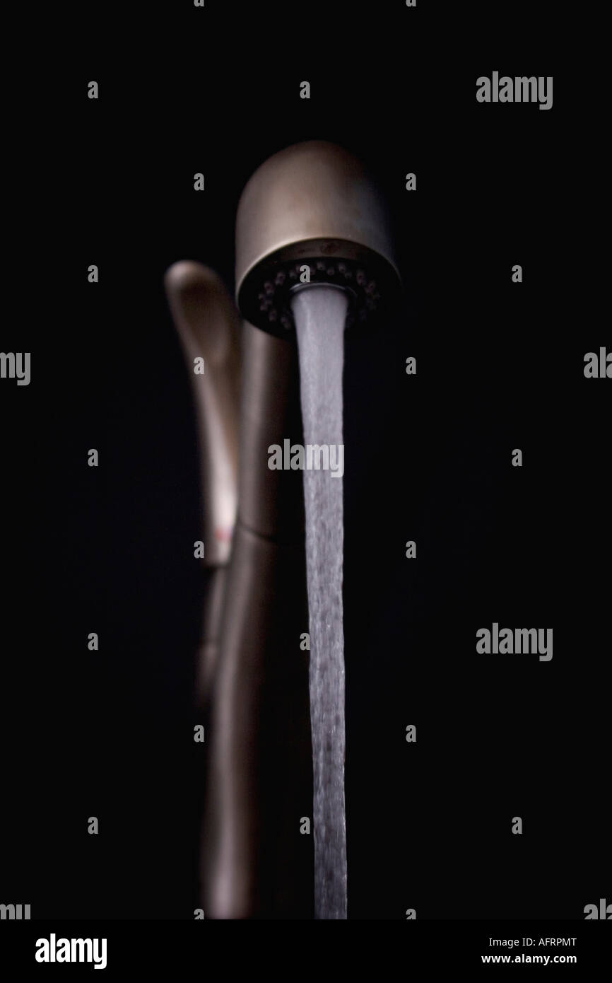 Beautiful modern kitchen faucet Stock Photo - Alamy