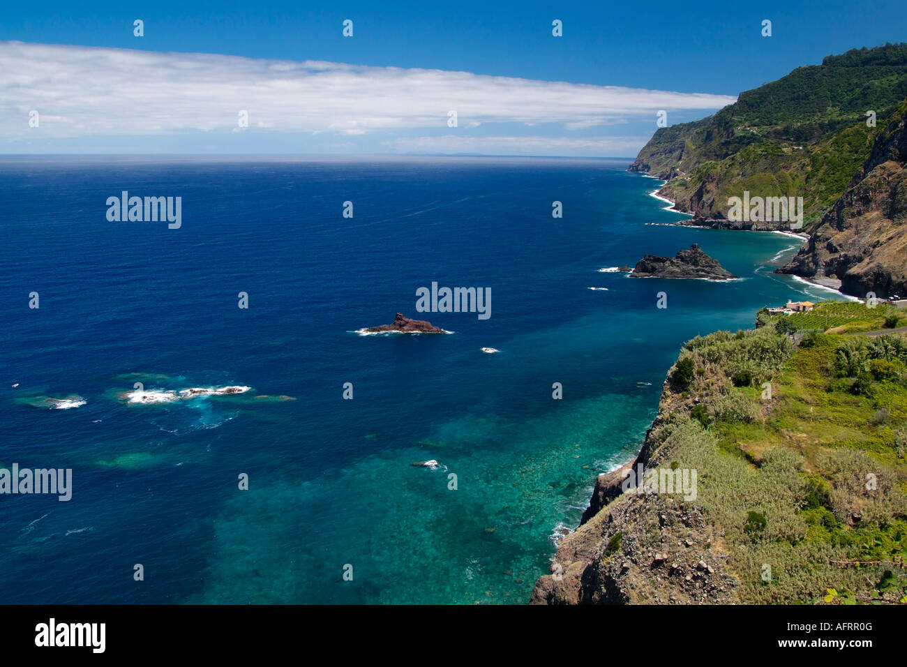 Punta Delgada Detail of the coastline Stock Photo - Alamy