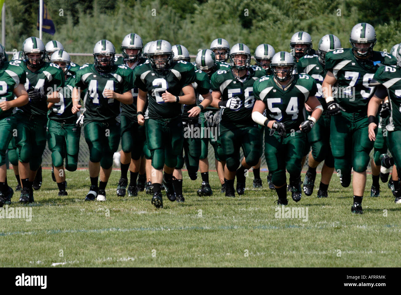 Gridiron football field hi-res stock photography and images - Alamy