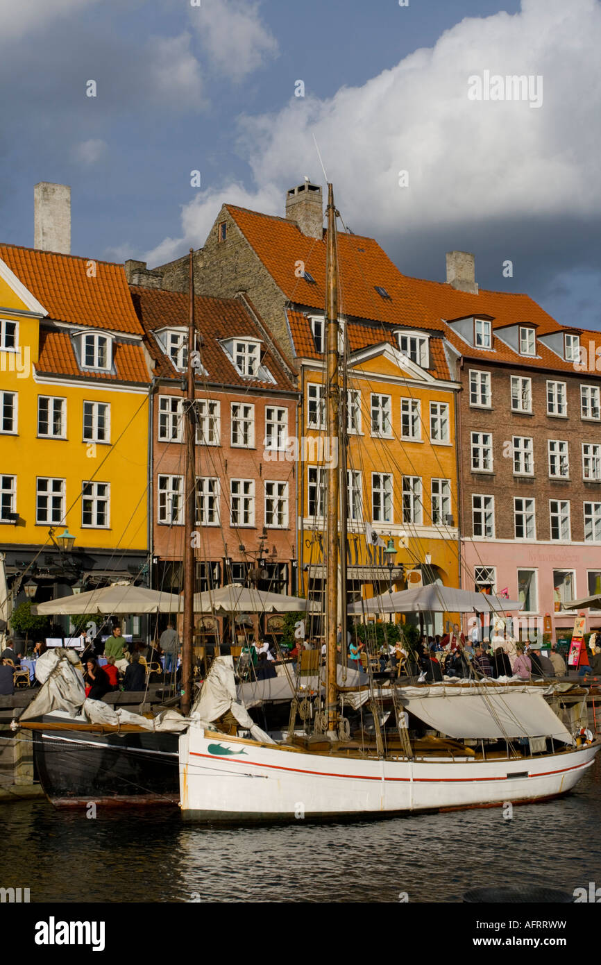Nyhavn harbour Copenhagen Denmark Stock Photo - Alamy