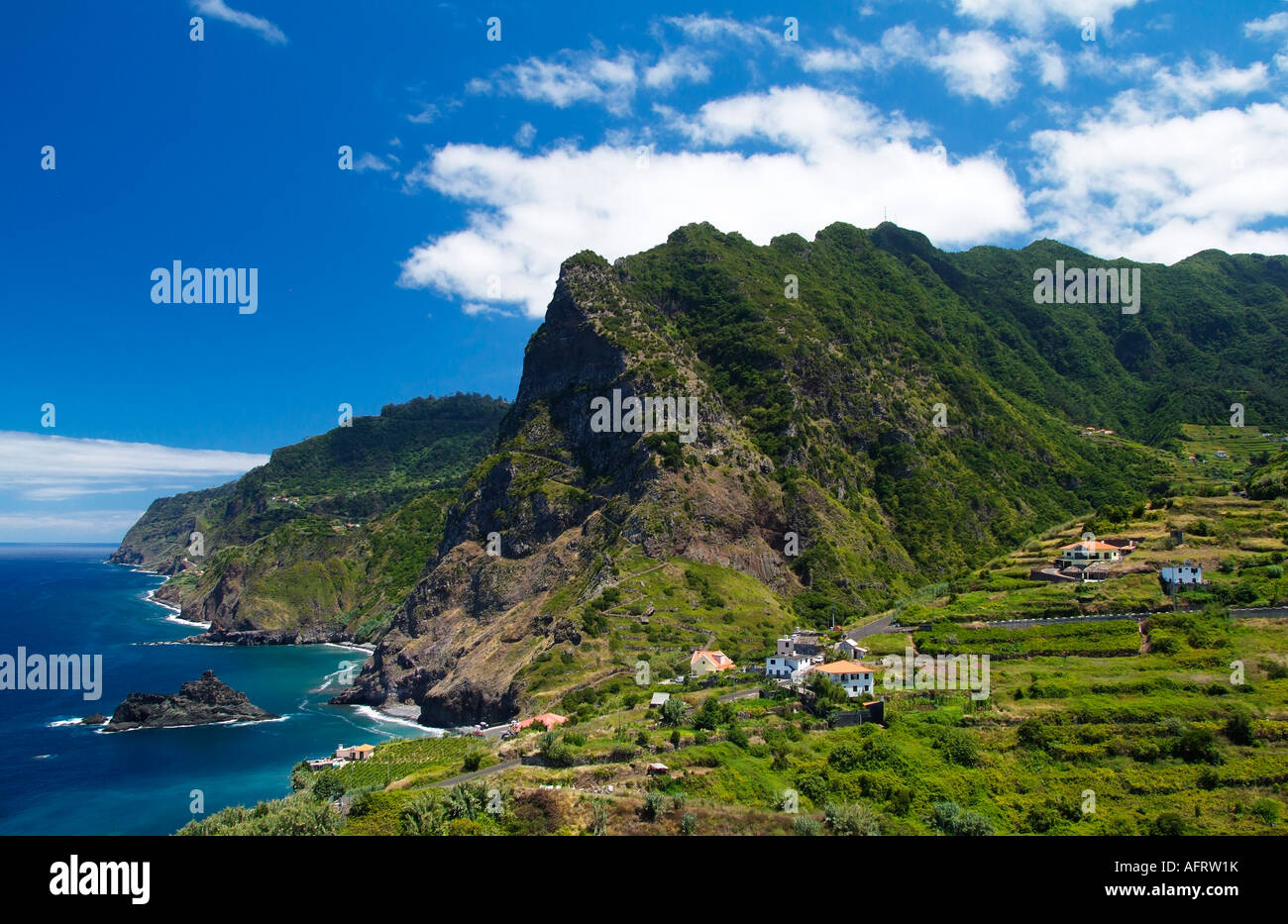 Punta Delgada Detail of the coastline Stock Photo - Alamy