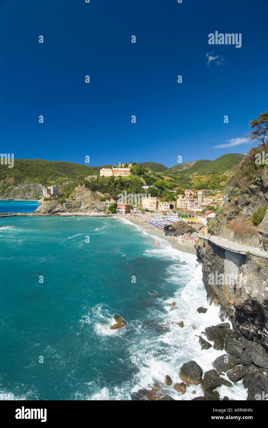 Monterossa al Mare Cinque Terre Italy Stock Photo - Alamy