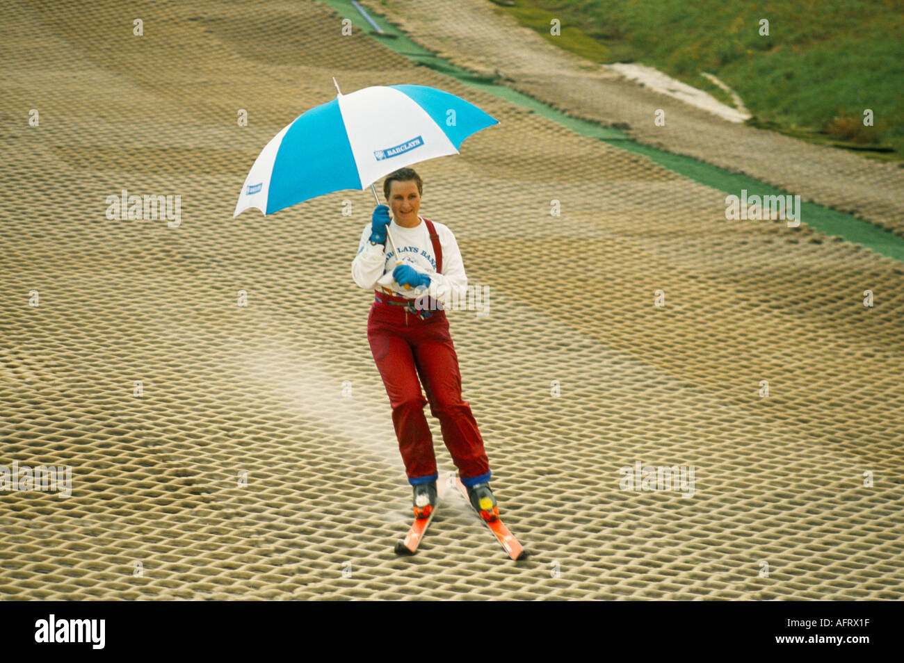 Beckton Alps East london. Barclays Bank corporate events, dry ski ...
