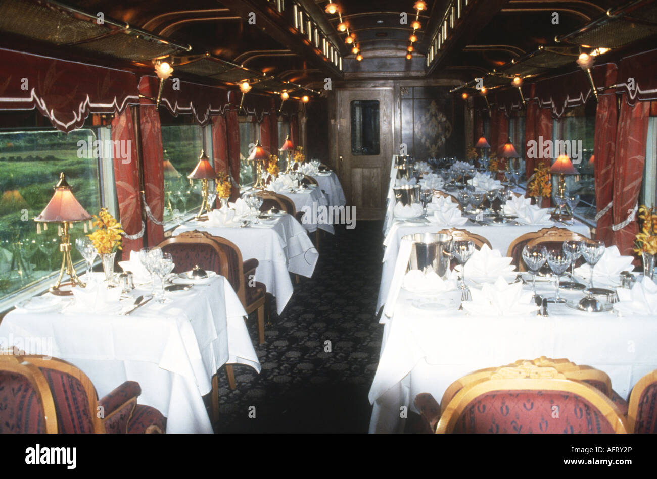 Dining car orient express hi-res stock photography and images - Alamy