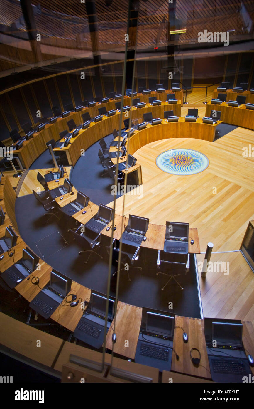Siambr debating chamber hi-res stock photography and images - Alamy