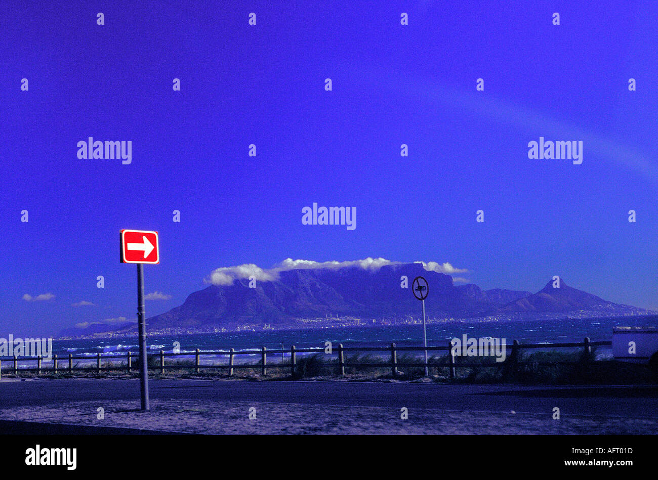 Road sign Cape Town Western Cape South Africa Stock Photo - Alamy