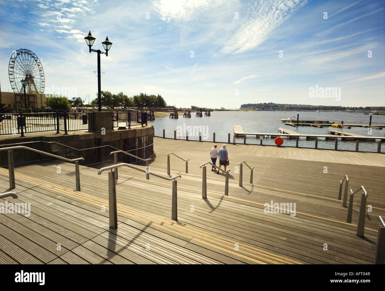 Waterfront, Cardiff Bay, Wales Stock Photo - Alamy