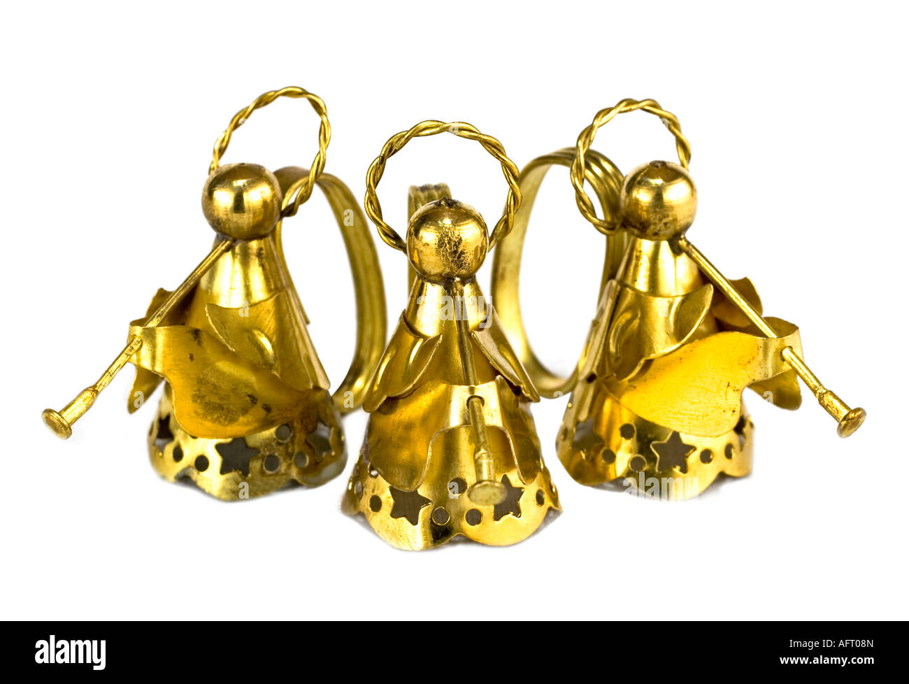 Golden gold angel angels Cut Out Stock Images & Pictures - Alamy