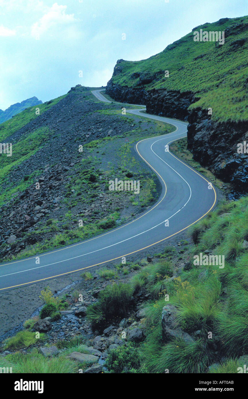 Mountain pass near Katse Dam Lesotho Africa Stock Photo - Alamy