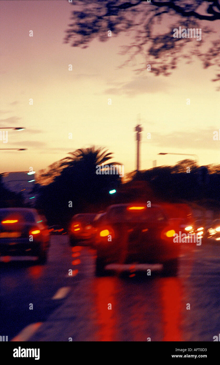 Traffic Oxford Road Rosebank Johannesburg Stock Photo - Alamy