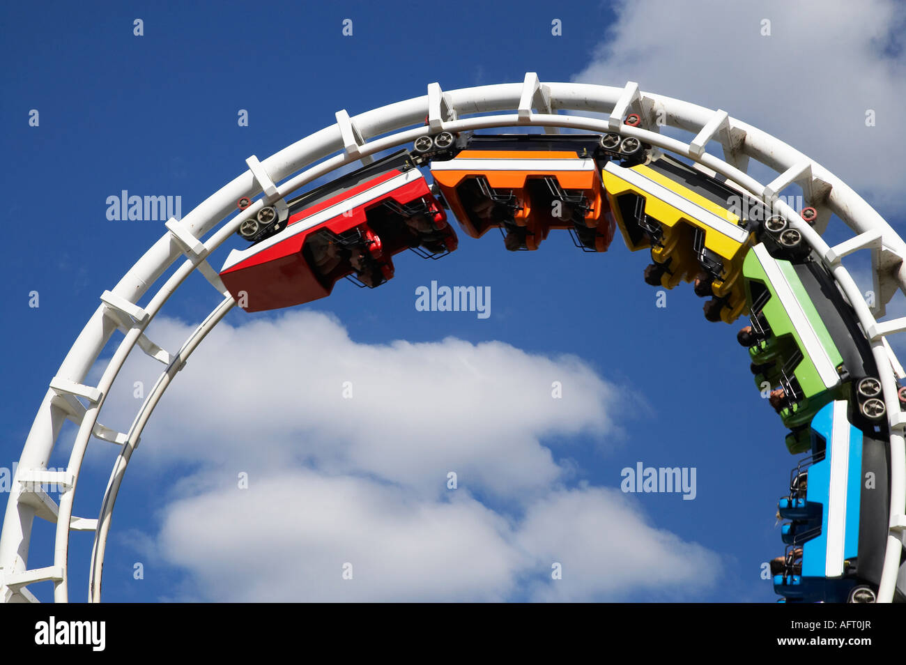 Theme parks rollercoasters hi-res stock photography and images - Alamy