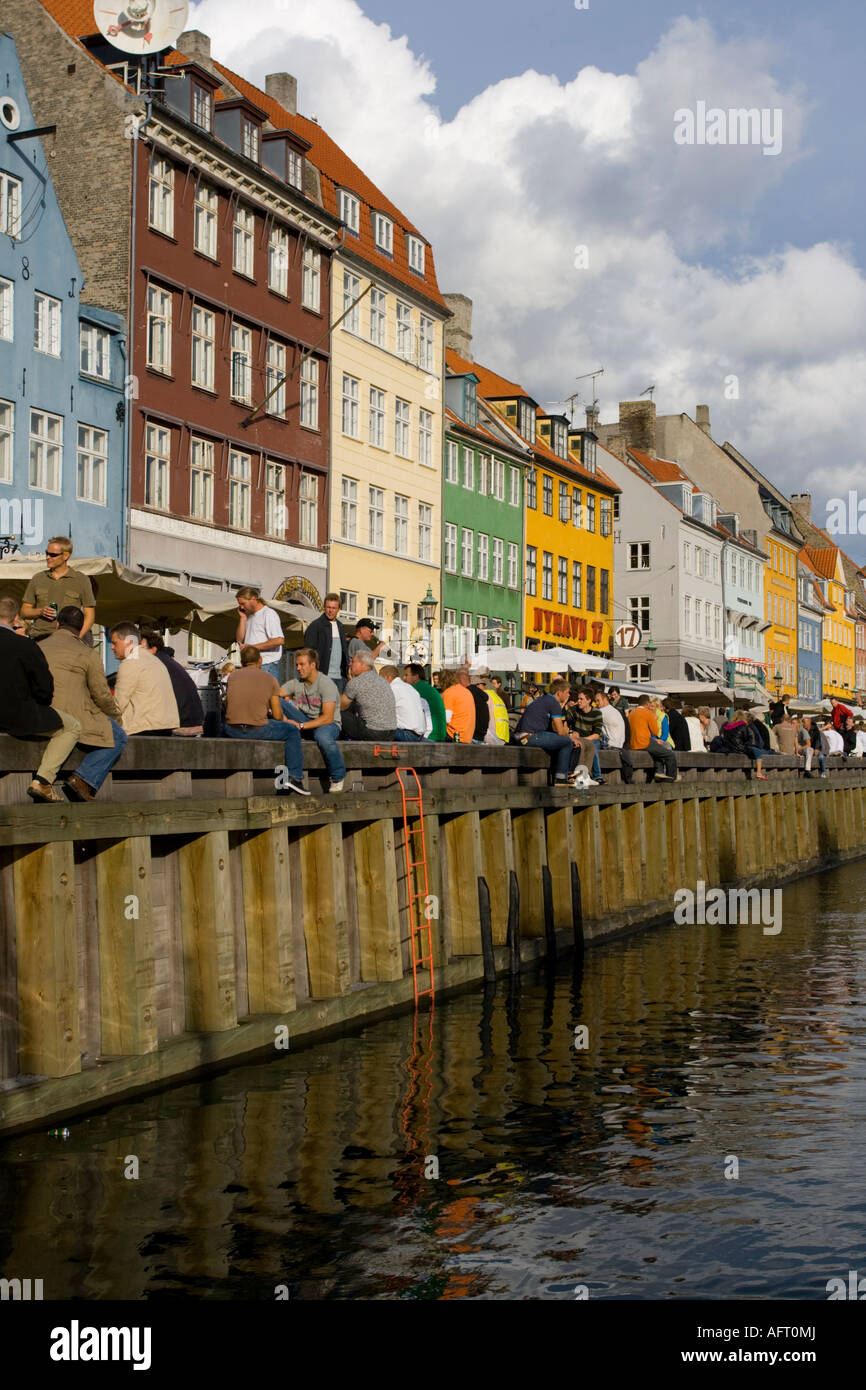 Nyhavn harbour Copenhagen Denmark Stock Photo - Alamy